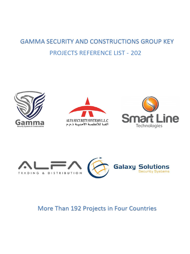 Gamma Group Reference List 2024 | PDF | Egypt | Closed Circuit Television