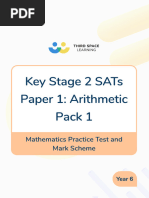 Year 4 - Mathematics Paper 1 - Arithmetic | PDF | Science | Mathematics