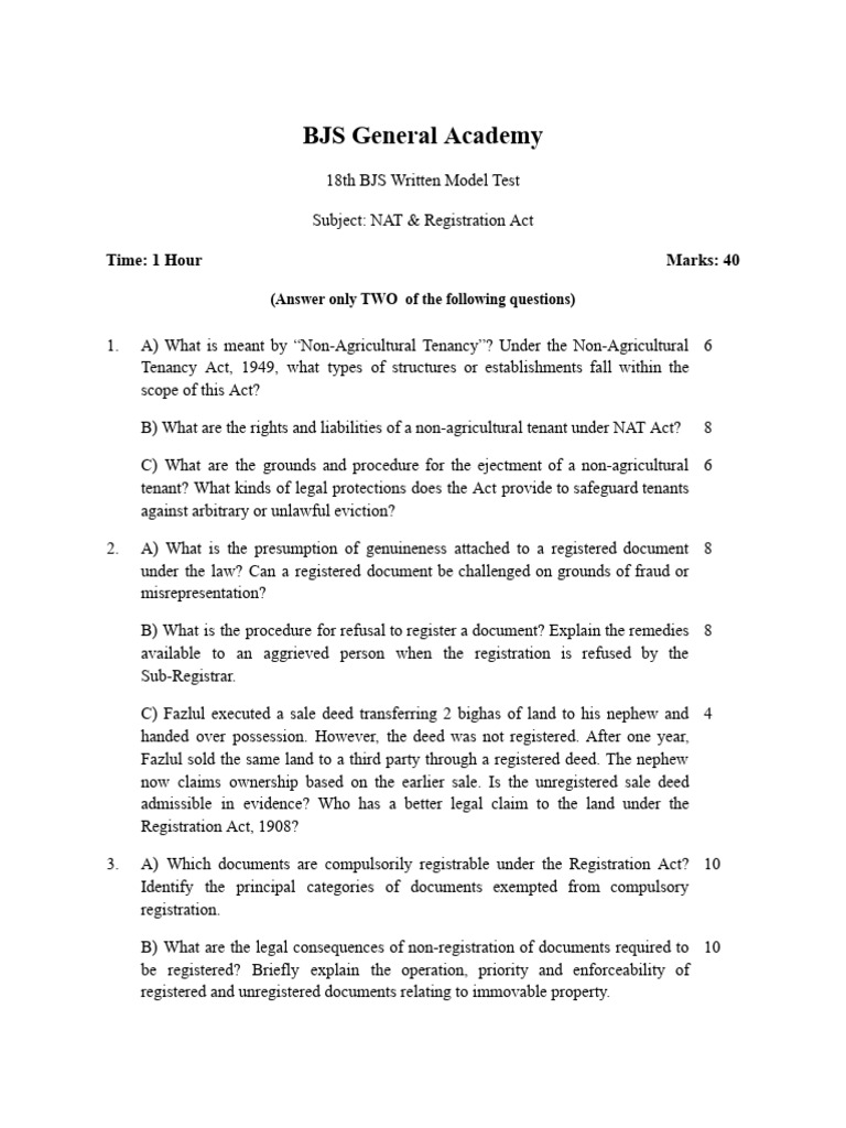 NAT & Registration Questions | PDF
