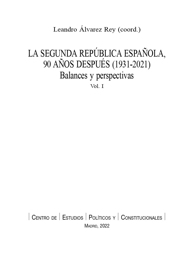 Caro II República | PDF | Distrito electoral | Elecciones