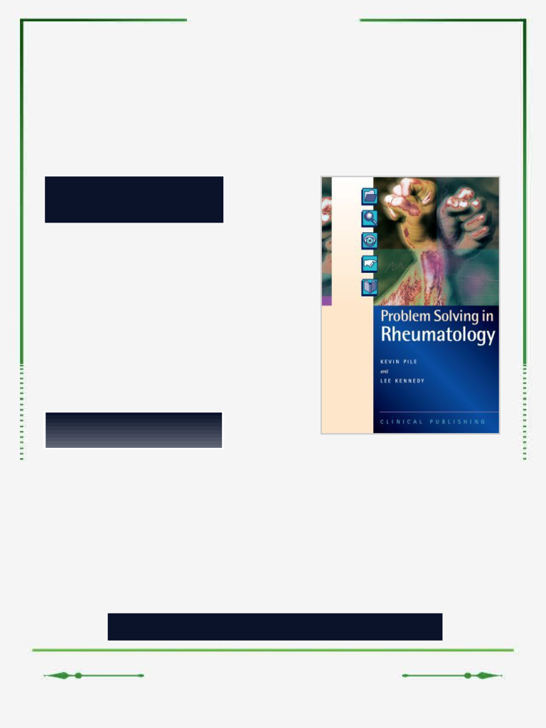 Problem Solving in Rheumatology 1st Edition Kevin Pile ebook ready to ...