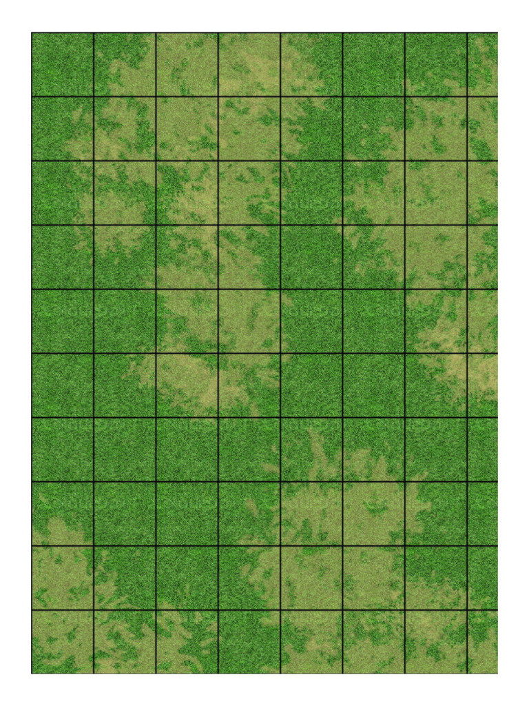 Grass Map Pieces (Print-Ready) | PDF
