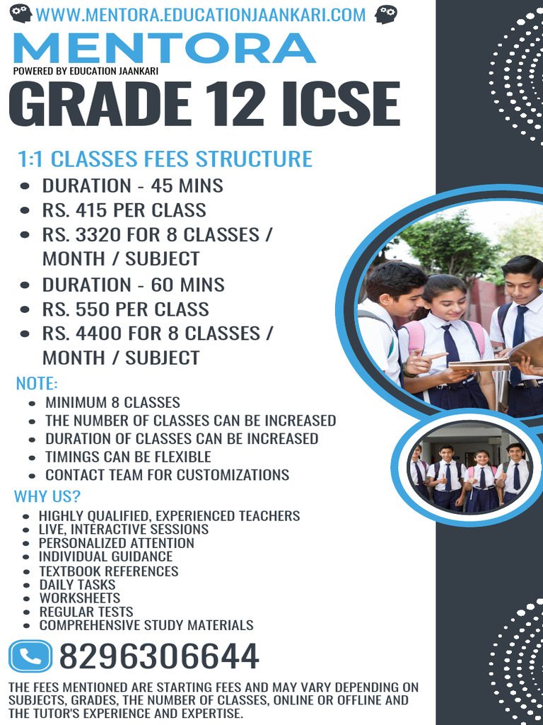 G12 - ICSE | PDF | Teaching