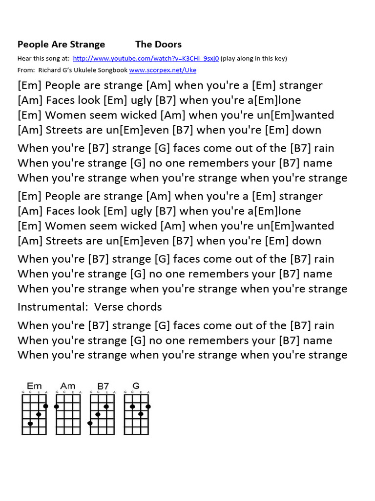 People Are Strange | PDF