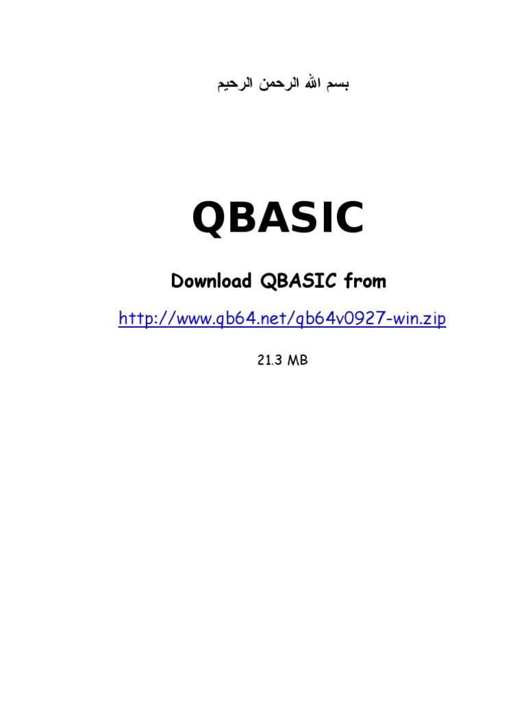 Quick Basic | PDF | Basic | Control Flow