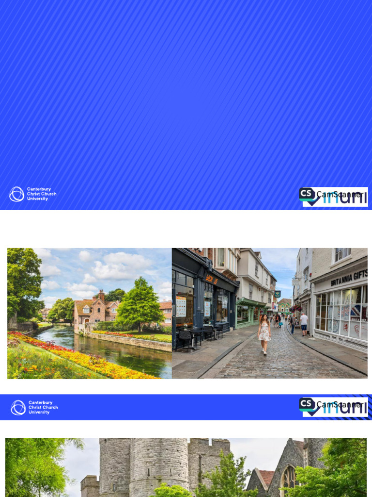 Canterbury Christ Church University Guide | PDF