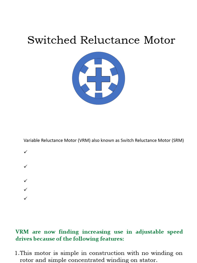 Switched Reluctance Motor - GD | PDF | Electric Motor | Electrical ...