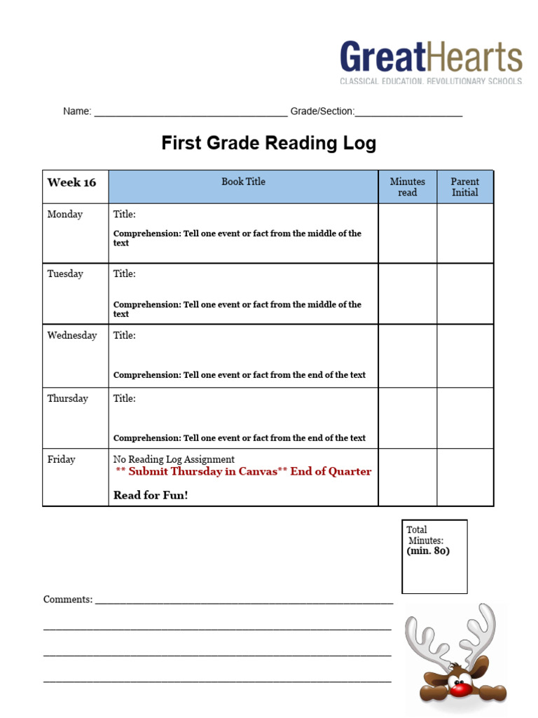 G1 ReadingLog wk16 | PDF