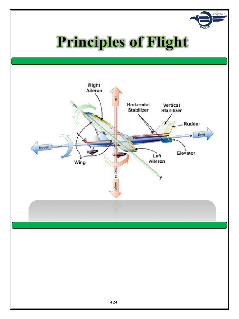 Principle of Flight | PDF | Lift (Force) | Drag (Physics)