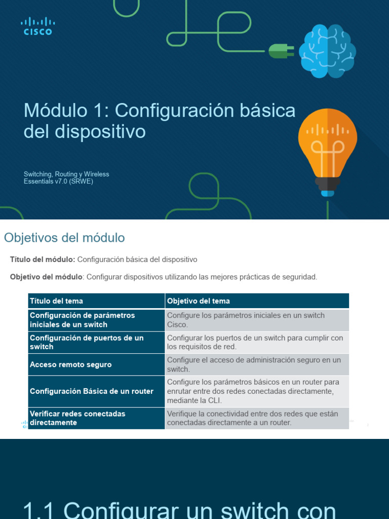 Configuración Básica de Switch y Router | PDF | Arranque | Enrutador ...