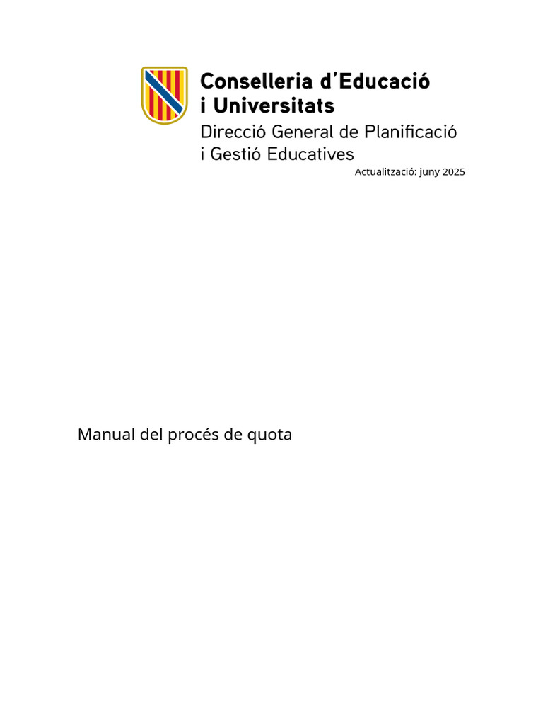 Manual Quota 2025 2026 Revisar | PDF