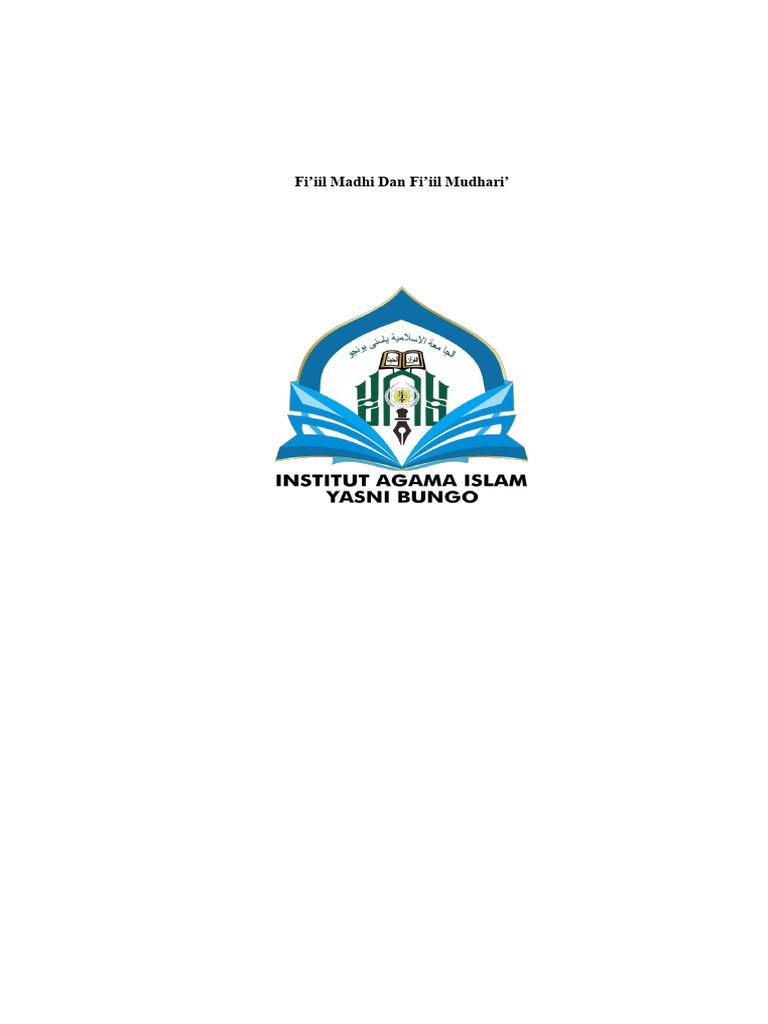 Fi’il Madhi dan Mudhari dalam Bahasa Arab | PDF