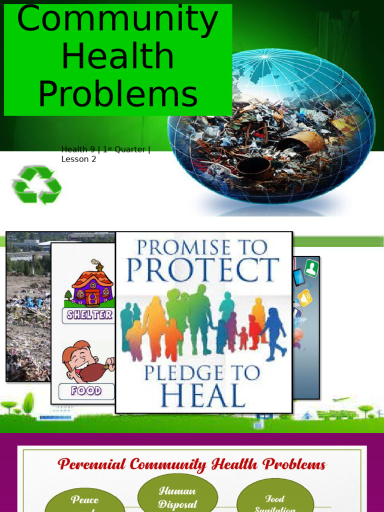 2 Community Health Problems | PDF | Waste | Waste Management