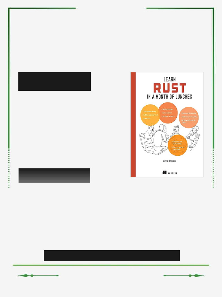 Learn Rust in a Month of Lunches 1st Edition David Macleod eBook course-ready pdf | PDF ...