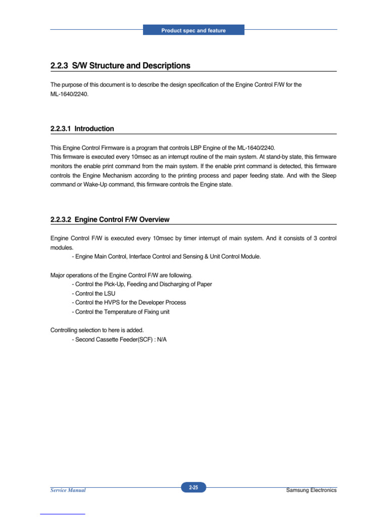ML 1640 S W Structure and Description | PDF | Analog To Digital ...