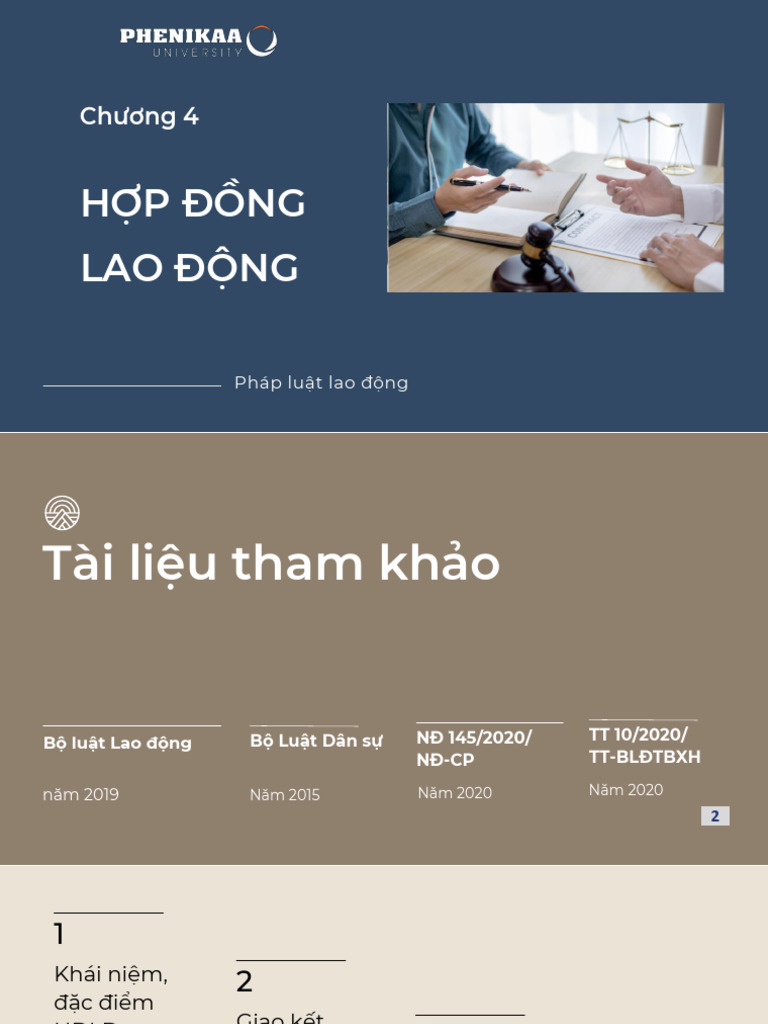 Chuong 4. Hop Dong Lao Dong | PDF