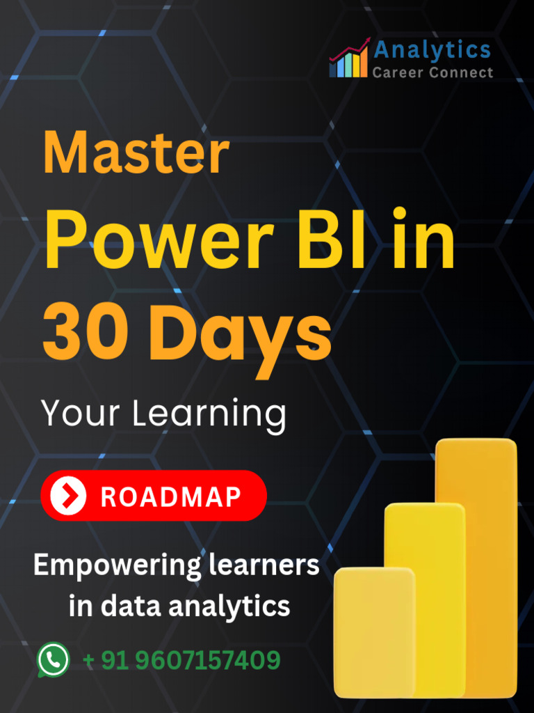 Power Bi 30 Days roadmap | PDF