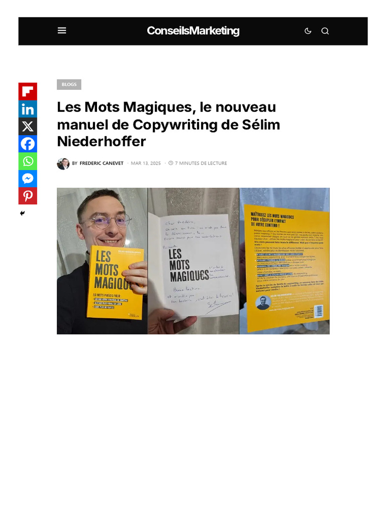 Les Mots Magiques en Copywriting | PDF | Spam | Publicité