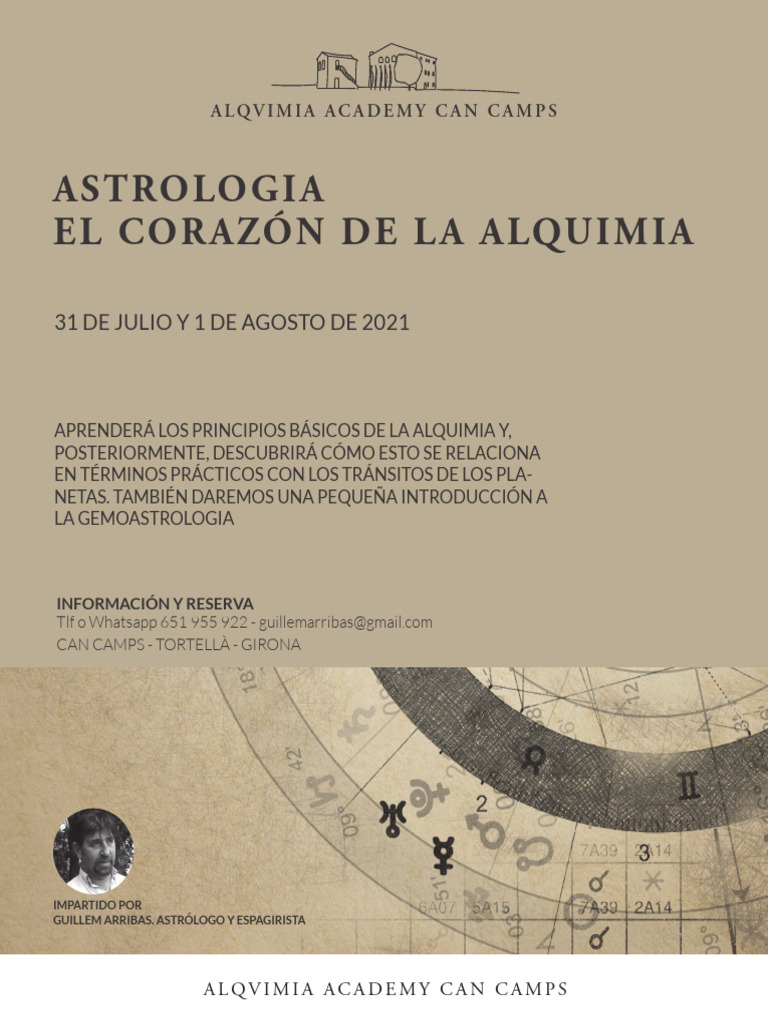 Cartell Astrologia El Corazón de La Alquimia (Conflicto de Codificación ...