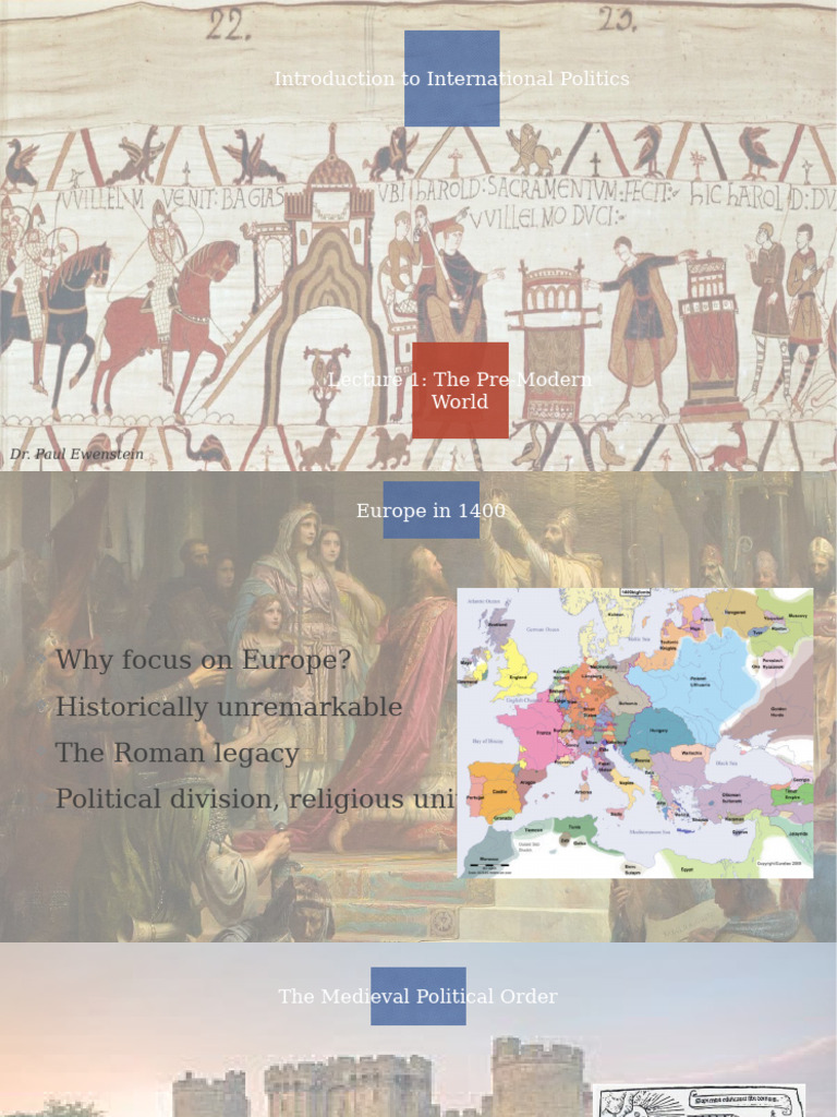 Pre-Modern European Politics Overview | PDF