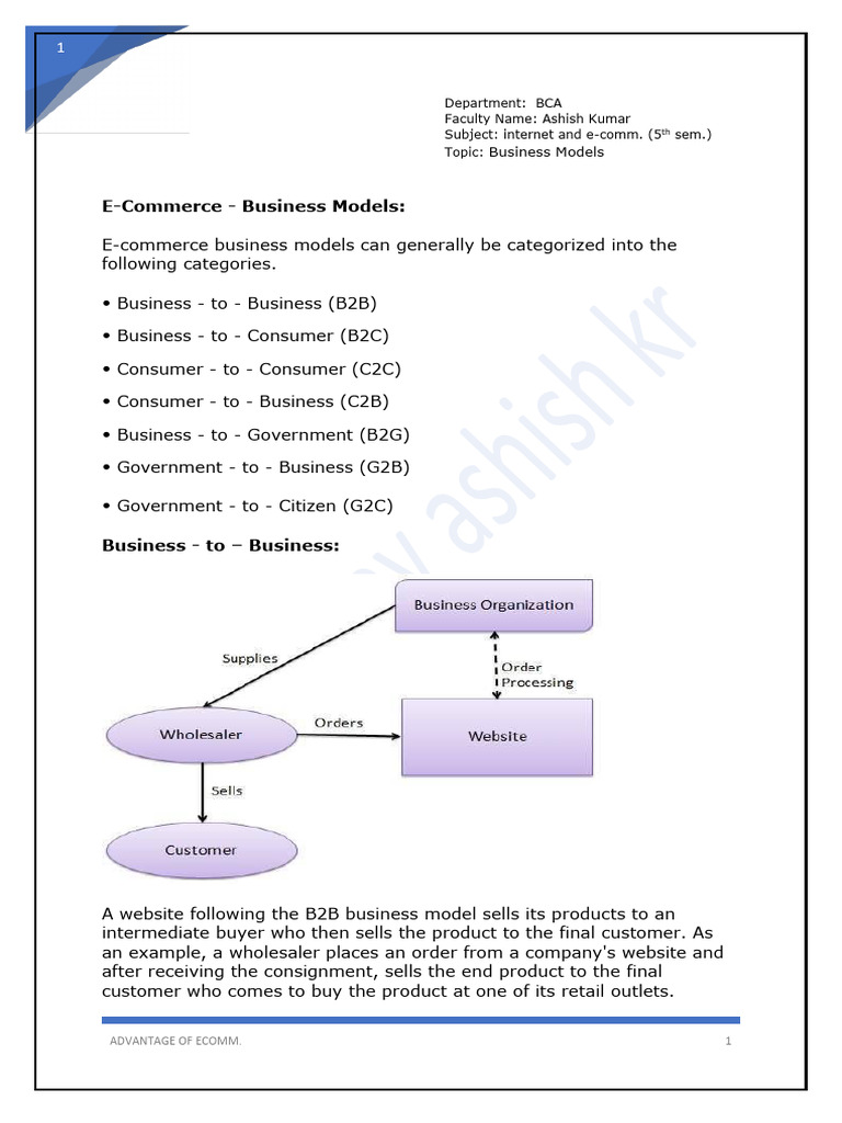Business Models | PDF | Business | Marketing
