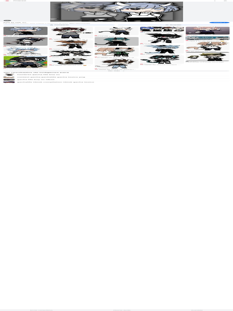 Dibujos de Gacha de Pelo Azul - Buscar Con Google | PDF