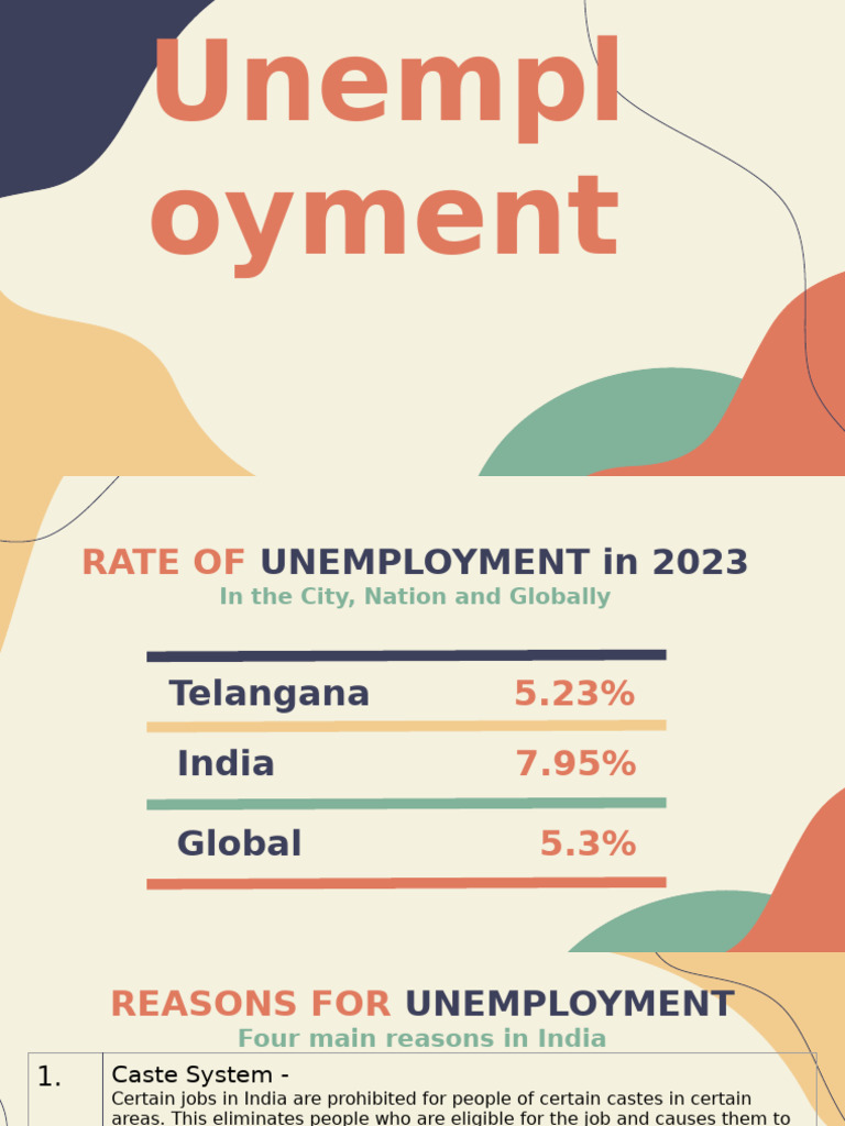 Unemployment Rates and Causes in 2023 | PDF
