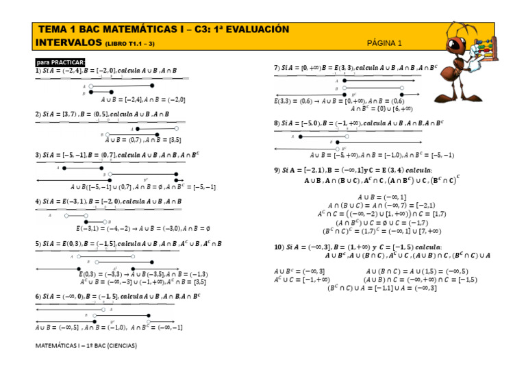 1 Ev m i c3 Intervalos Resueltos | PDF
