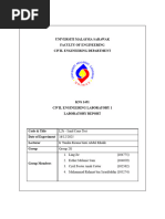 Sand Replacement Test Procedure | PDF | Density | Soil