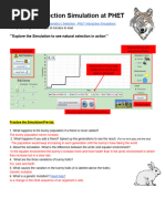 Natural Selection Simulation Inquiry | PDF | Rabbit | Fur
