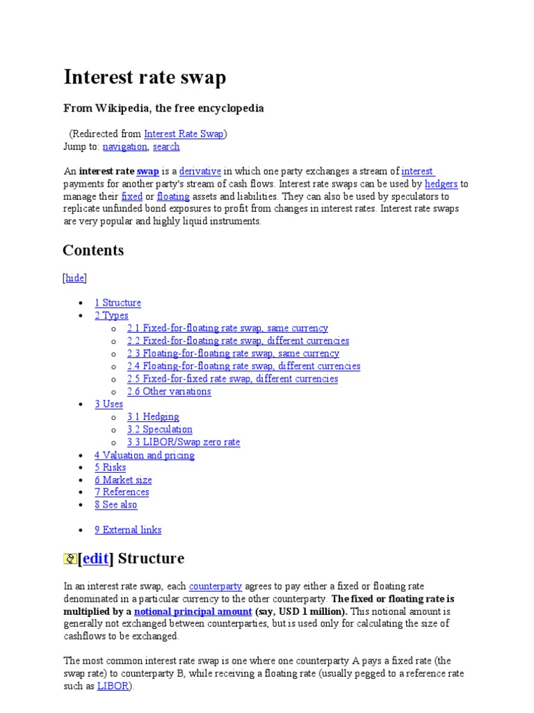 2 - Interest Rate Swap | Download Free PDF | Interest Rate Swap | Swap ...