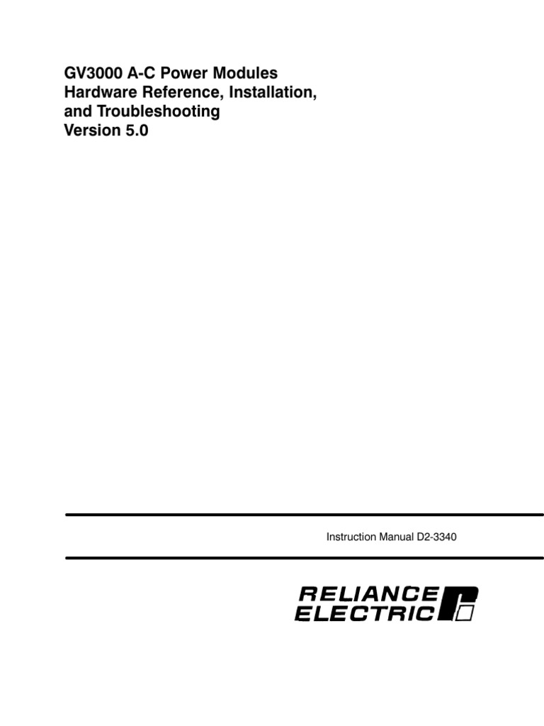 V 5.0 AC Power Modules Hardware Reference - D2-3340 | PDF | Direct ...
