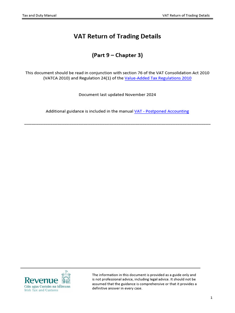VAT-RTD-S76 | PDF | Value Added Tax | Tax Refund