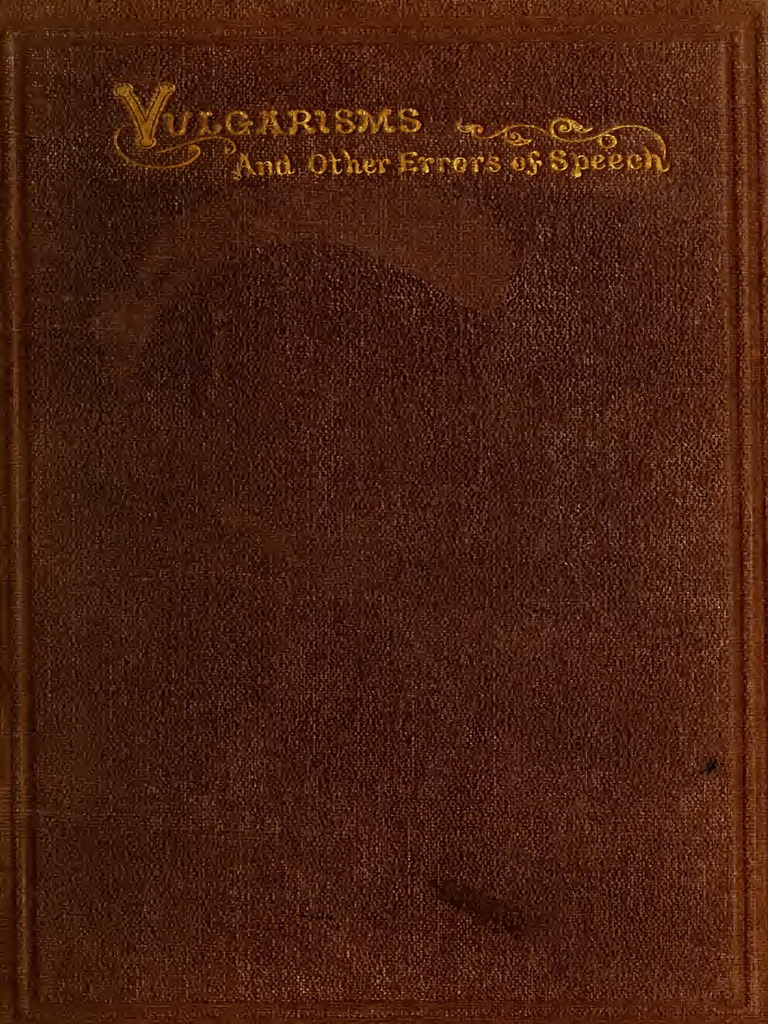 Vulgarism | PDF | English Language | Knowledge