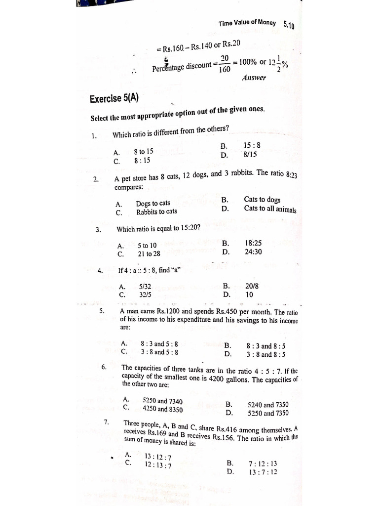 Mathematics of Finance Chapter 5 and 6 | PDF