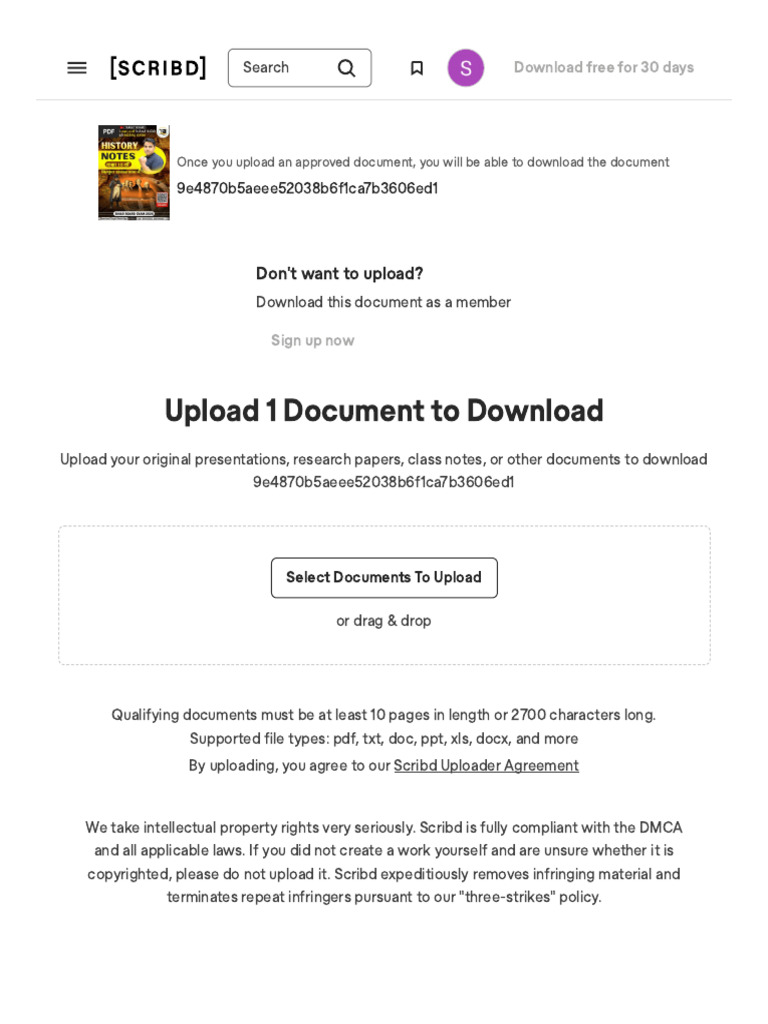 Upload and Download Documents on Scribd | PDF | Scribd