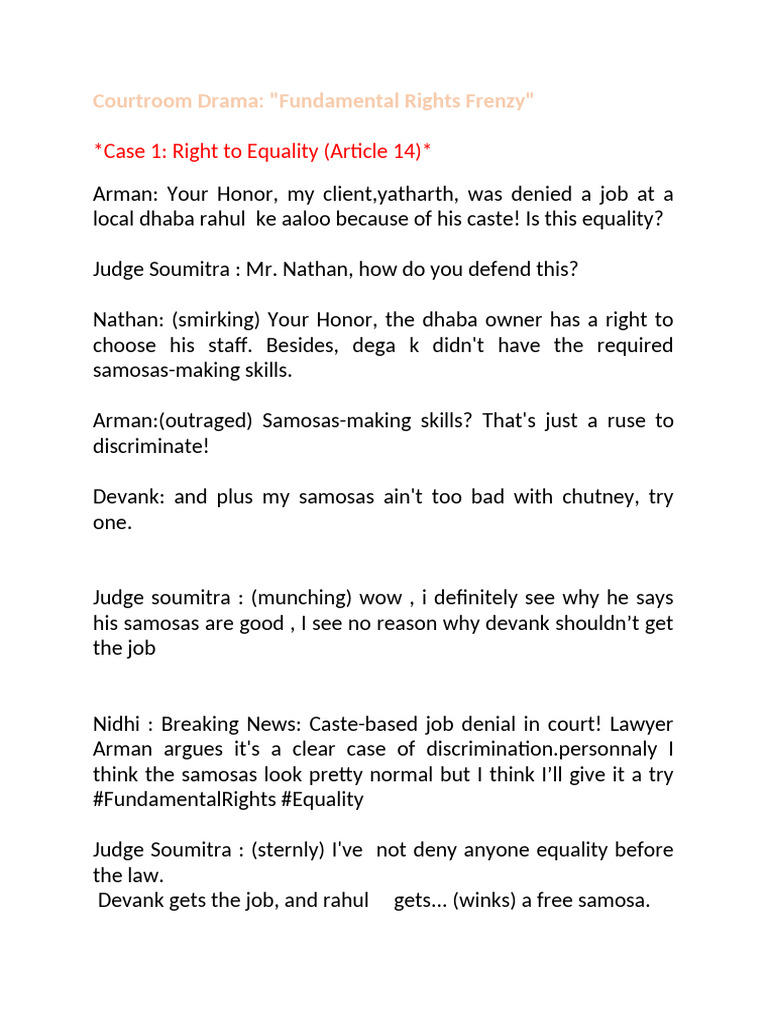 Skit Special | PDF | Justice | Crime & Violence