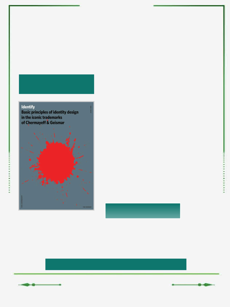Identify Basic Principles of Identity Design in the Iconic Trademarks ...
