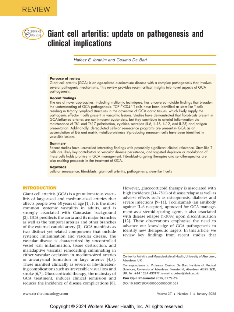 00002281-202501000-00011 | PDF | Inflammation | T Cell