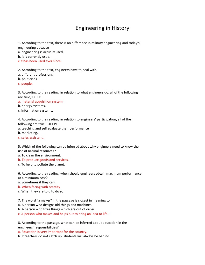 Engineering Through the Ages | PDF | Engineer | Engineering