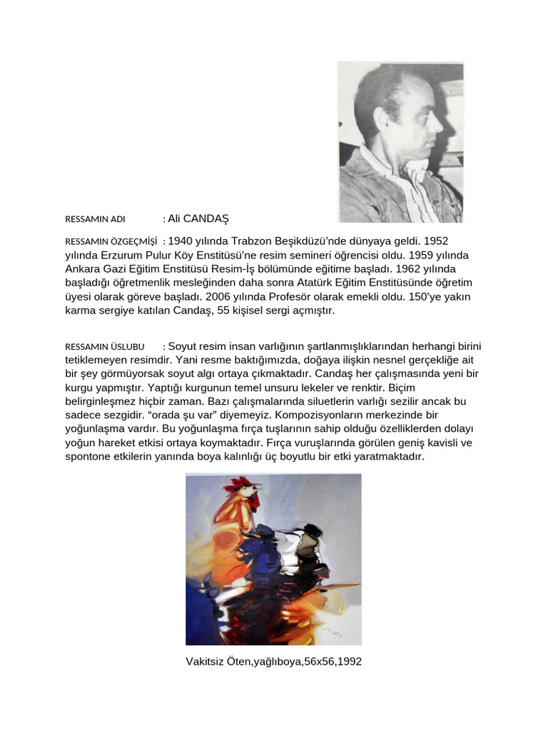 Ressamin Adi-Ali Candaş | PDF