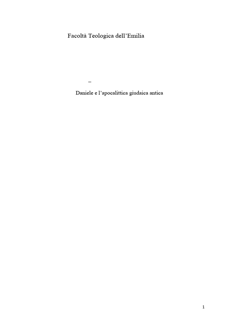 Daniel 12:2-4 and Apocalyptic Views | PDF | Book Of Daniel ...