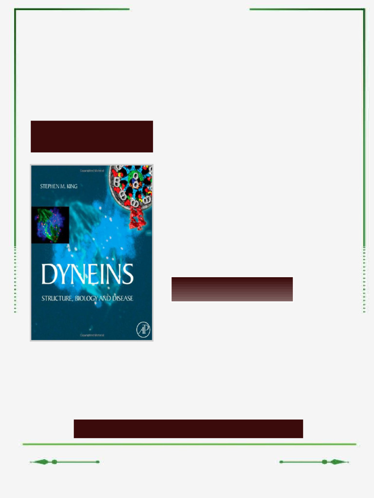 Dyneins Structure Biology and Disease 1st Edition Stephen M. King ebook ...