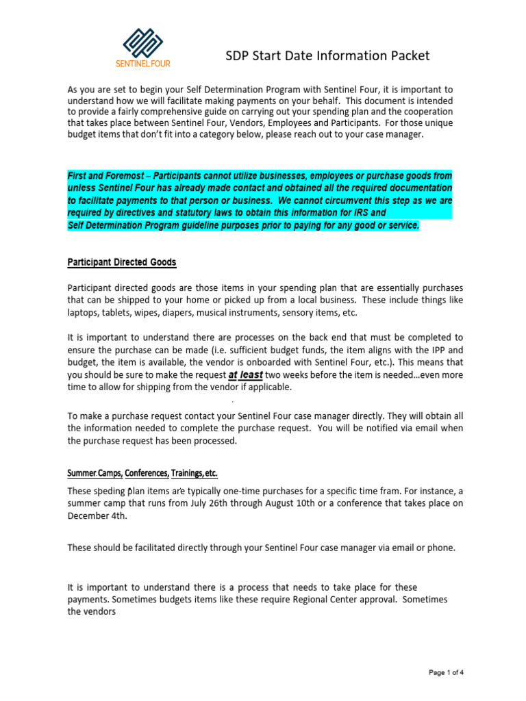 SDP Start Info | PDF | Invoice | Payments