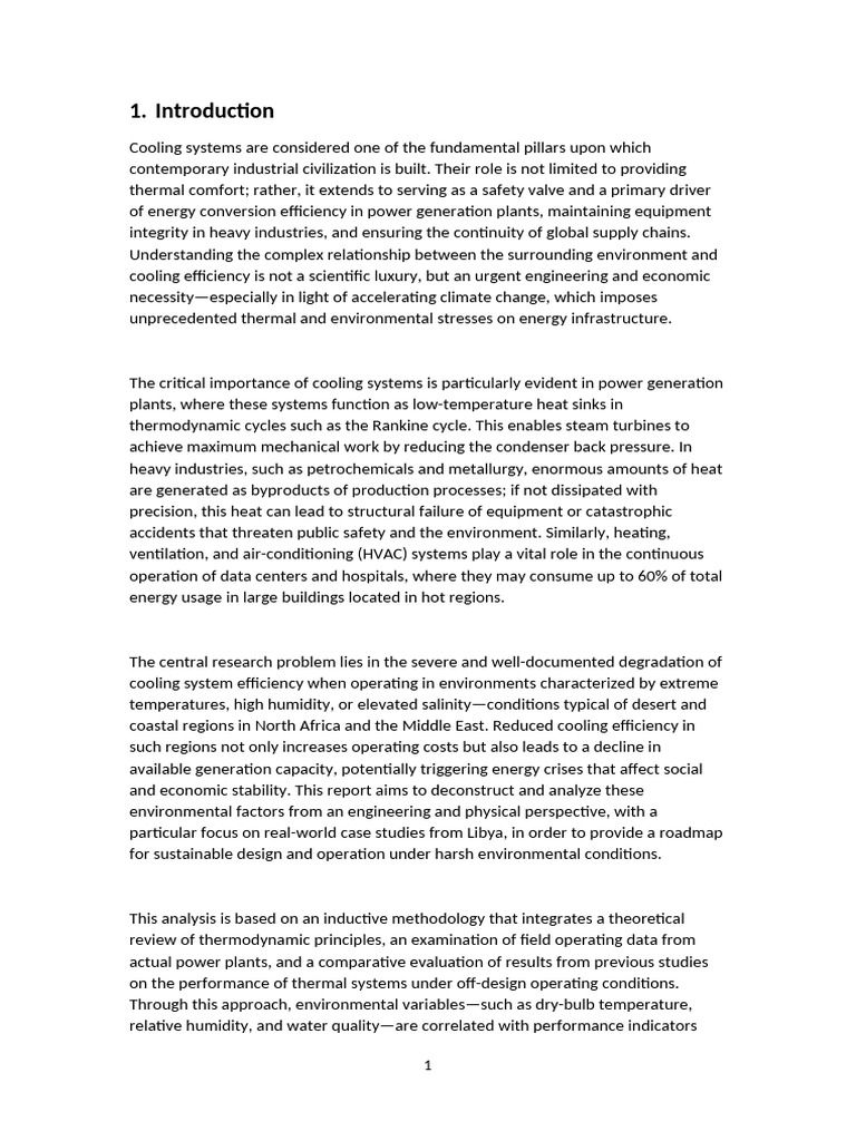 Cooling System Efficiency in Harsh Environments | PDF | Heat Transfer ...