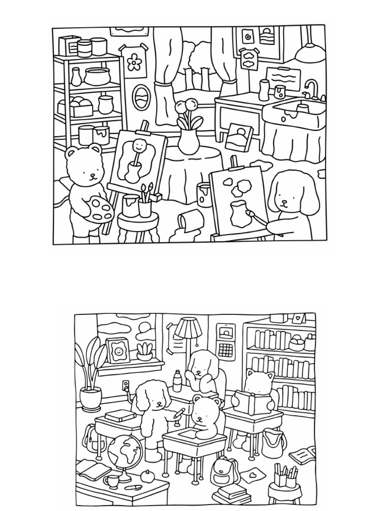 Dibujos para pintar Coozy | PDF