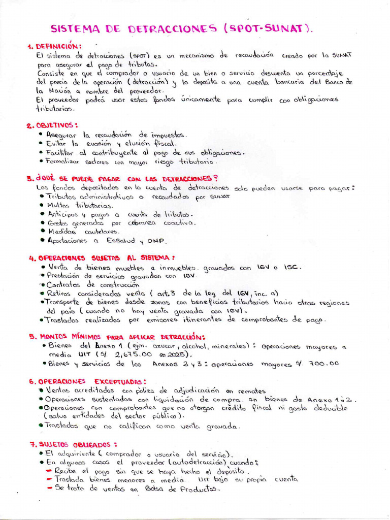 Detracción - Percepción - Retención - Isc | PDF