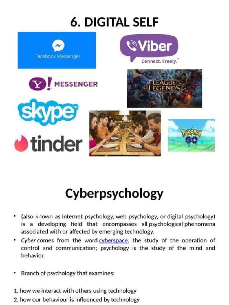 Lesson 5.4 Digital Self - PPTX in Understanding The Self | PDF