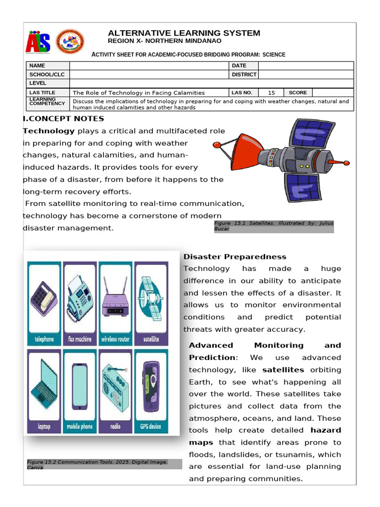 Technology's Role in Disaster Management | PDF | Natural Disasters ...