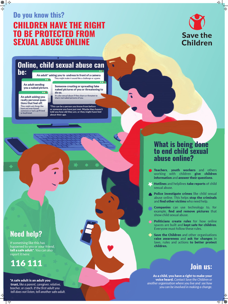 CSA Sexual-Abuse-Online Poster A2 Print | PDF | Child Sexual Abuse ...